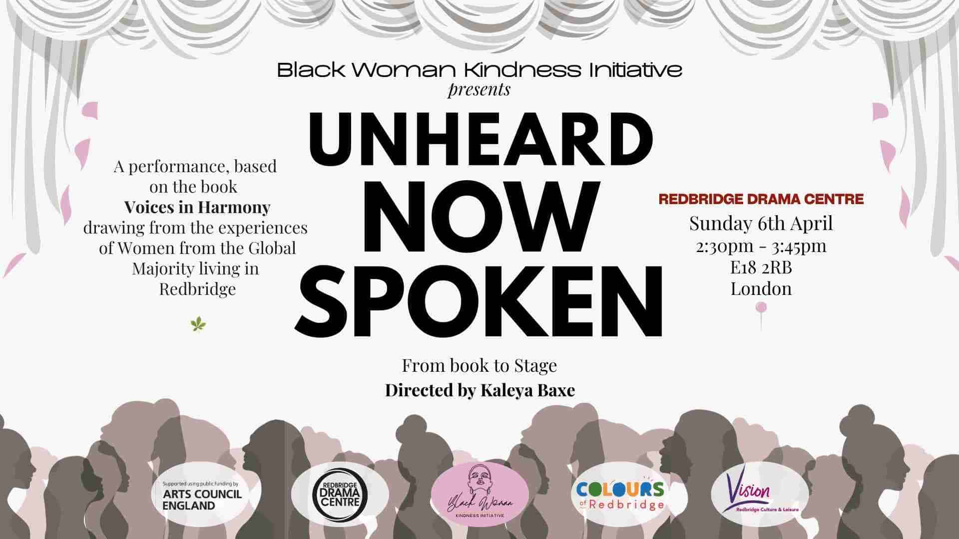 Black Woman Kindness Initiative - Unheard Now Spoken - Colours of Redbridge